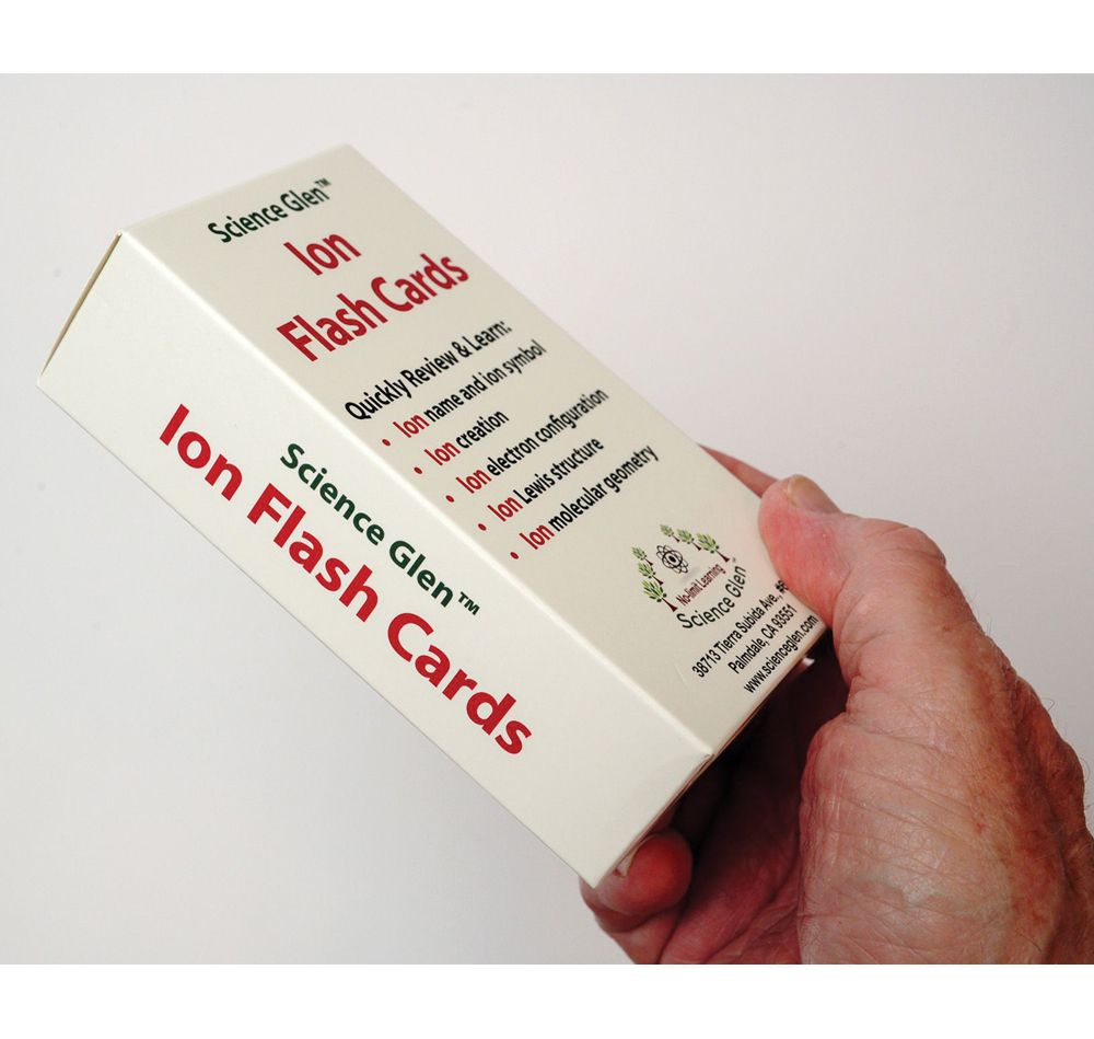 Ion Flash Card Set | Carolina Biological Supply