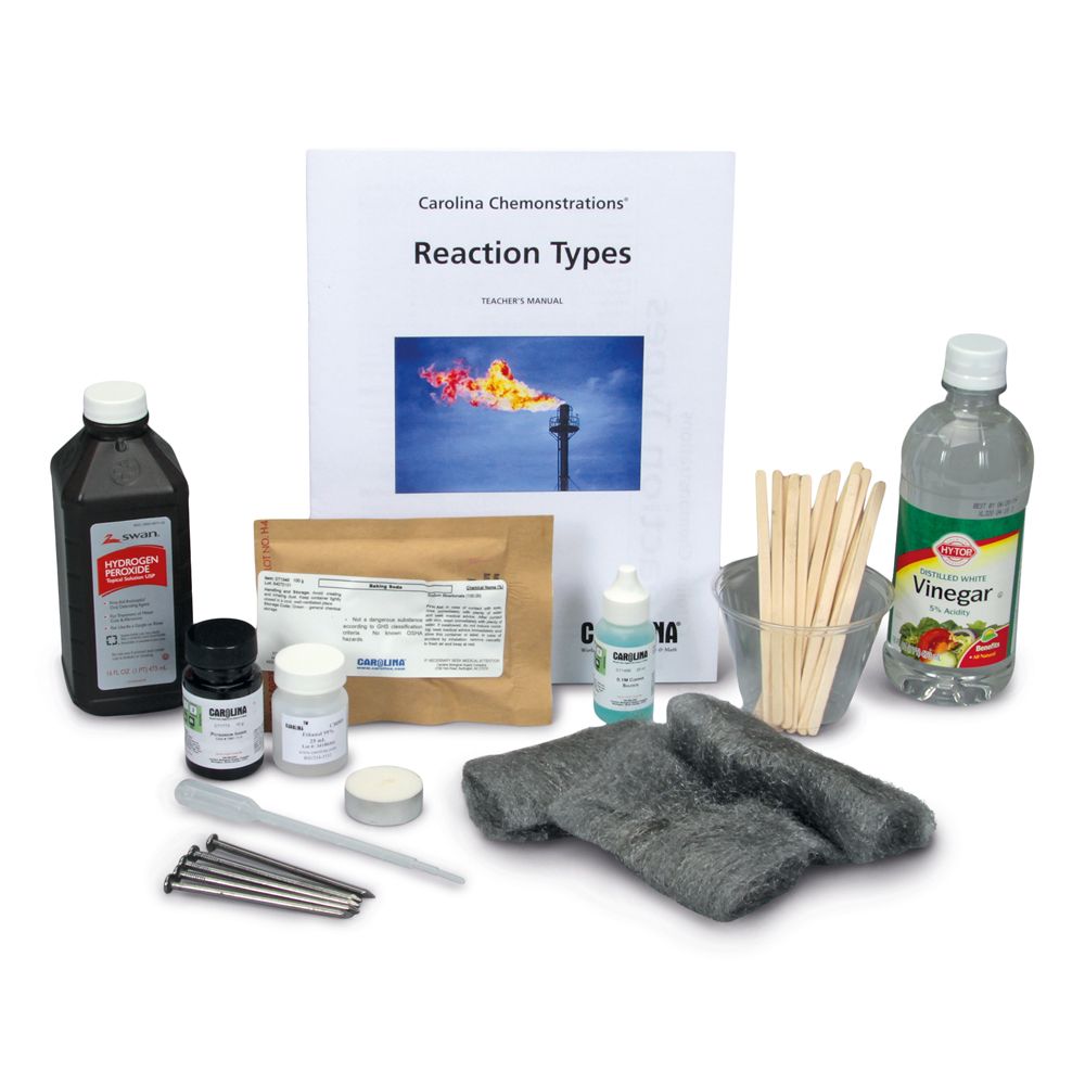 Carolina Chemonstrations®: Reaction Types Kit | Carolina Biological Supply
