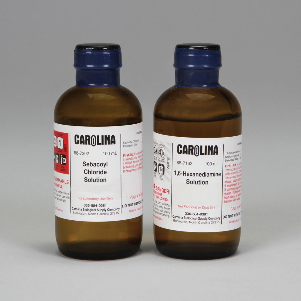 Nylon Synthesis Demo Chemistry Kit | Carolina Biological Supply
