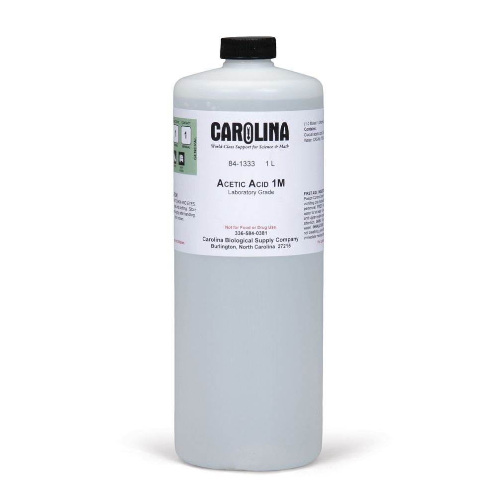 Acetic Acid, 1 M (6% v/v), Laboratory Grade, 1 L | Carolina.com