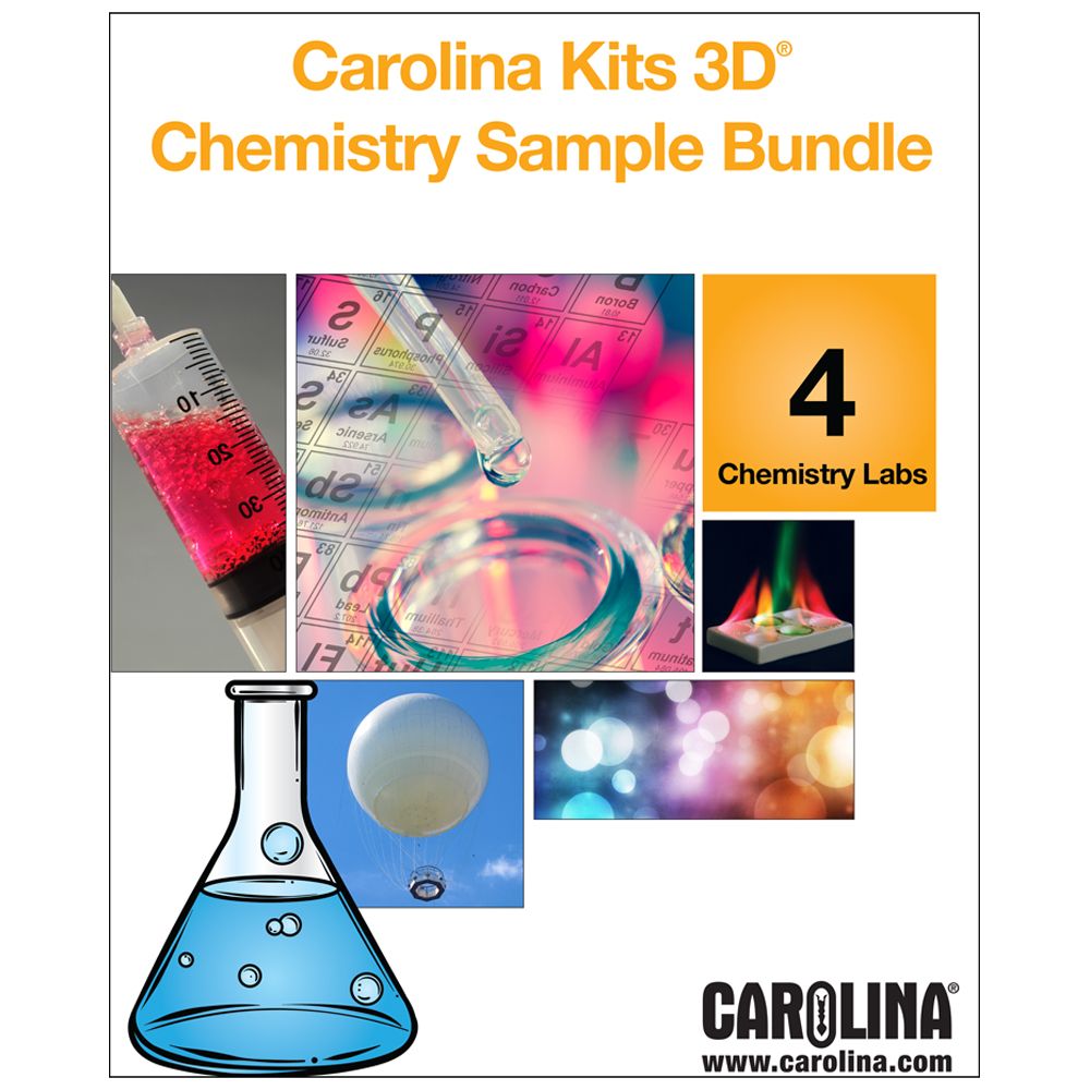 Carolina Kits 3D® Chemistry Sample Bundle | Carolina Biological Supply