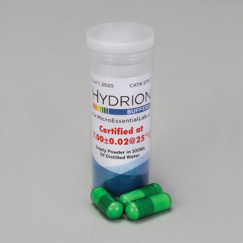 Hydrion® Buffer Capsules Ph 70 Laboratory Grade Vial Of 10 8587