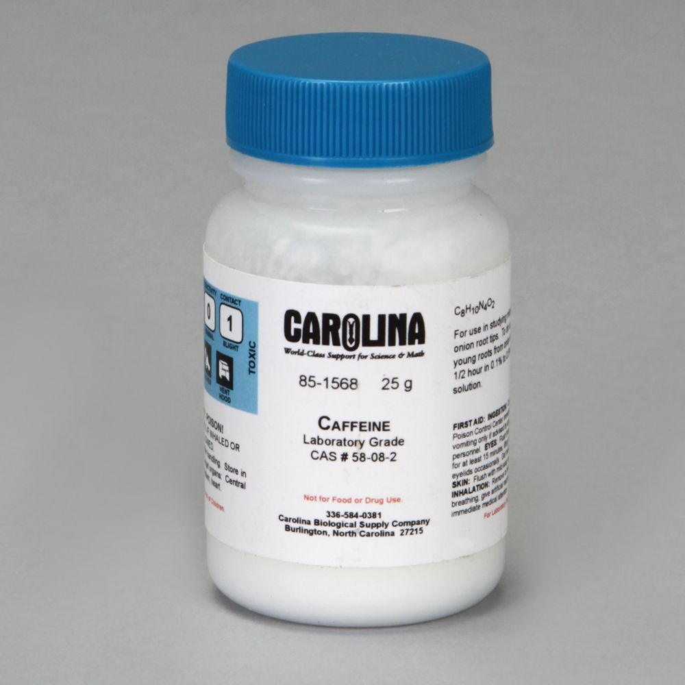 Caffeine, Laboratory Grade, 25 g | Carolina Biological Supply