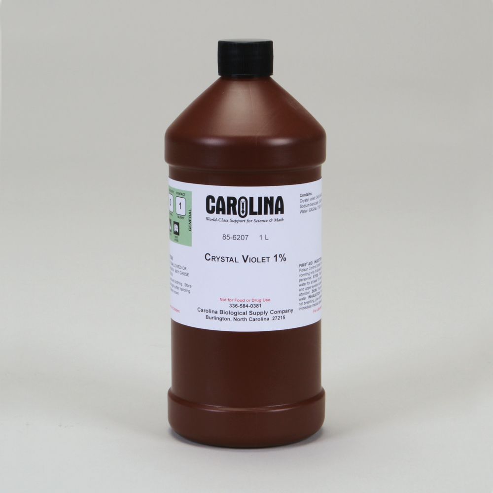Crystal Violet, 1% Aqueous, Laboratory Grade, 1 L | Carolina Biological ...