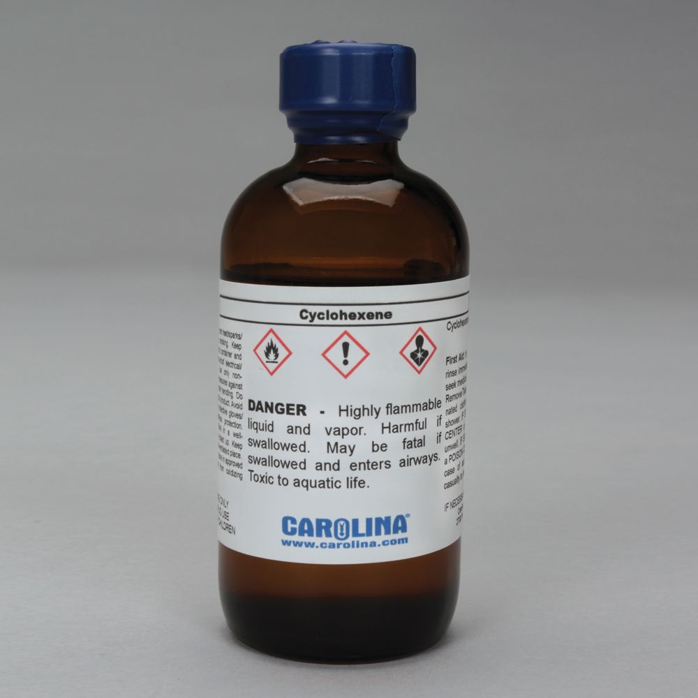 Cyclohexene, Laboratory Grade, 100 mL | Carolina Biological Supply