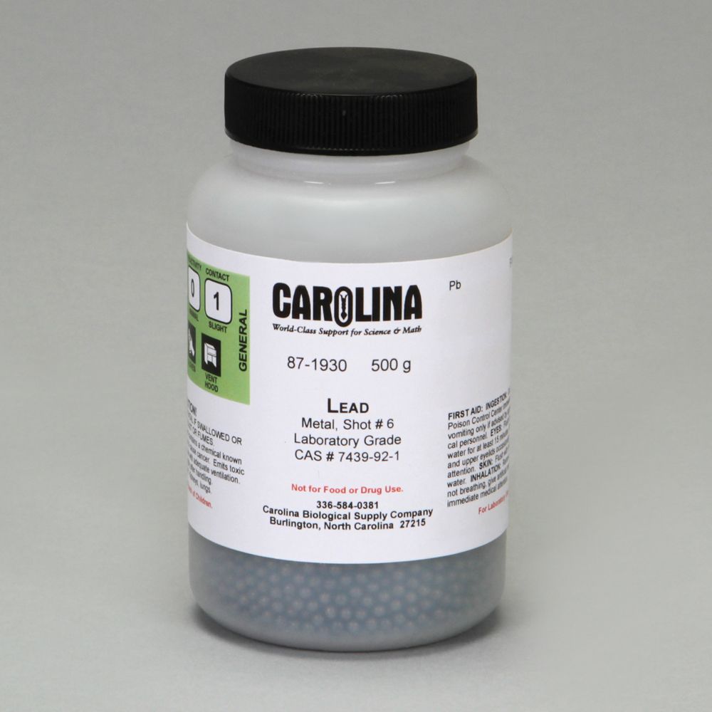 Lead Shot, Laboratory Grade, 500 g | Carolina Biological Supply
