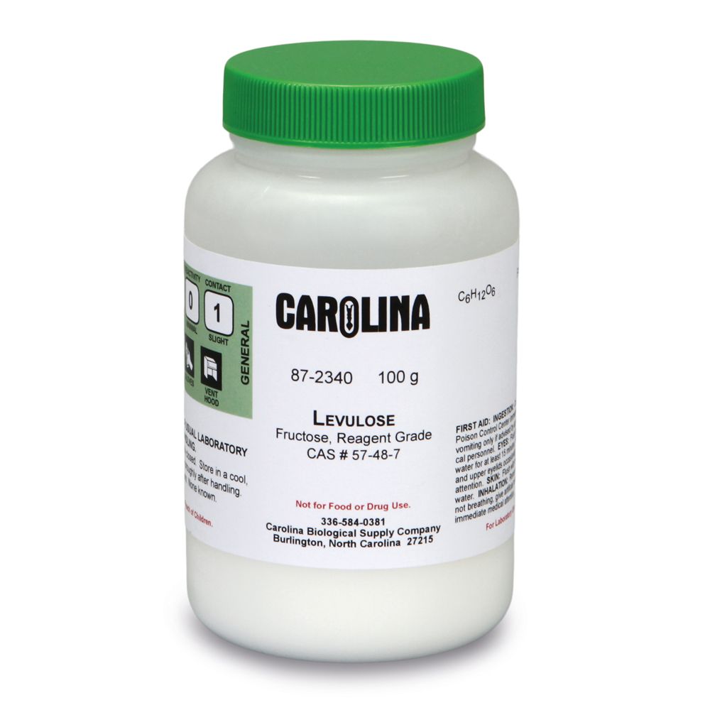 Levulose, Reagent Grade, 100 g | Carolina Biological Supply