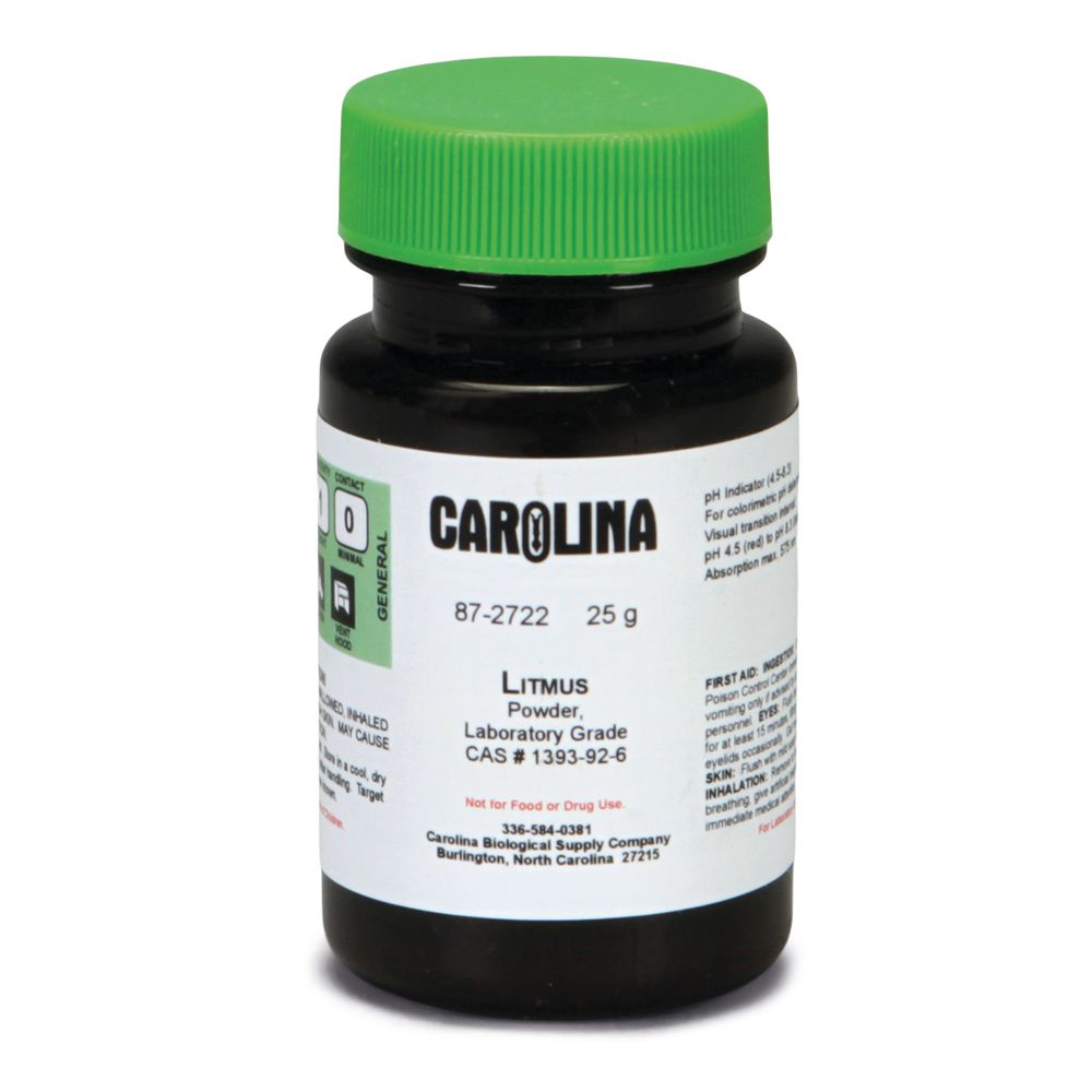 Litmus Powder, Laboratory Grade, 25 g | Carolina Biological Supply
