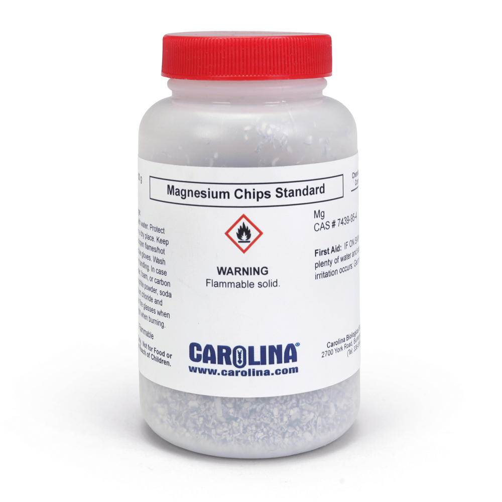 Magnesium, Granular, Laboratory Grade, 100 g | Carolina Biological Supply