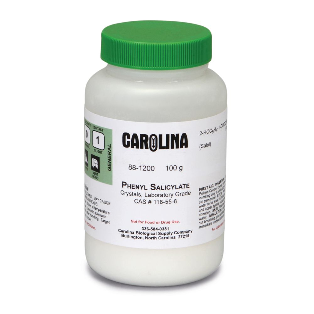 Phenyl Salicylate, Crystal, Laboratory Grade, 100 g | Carolina ...