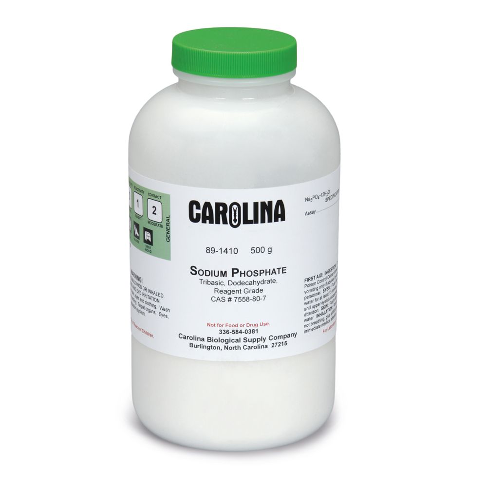 Sodium Phosphate, Tribasic, Dodecahydrate, Reagent Grade, 500 g ...