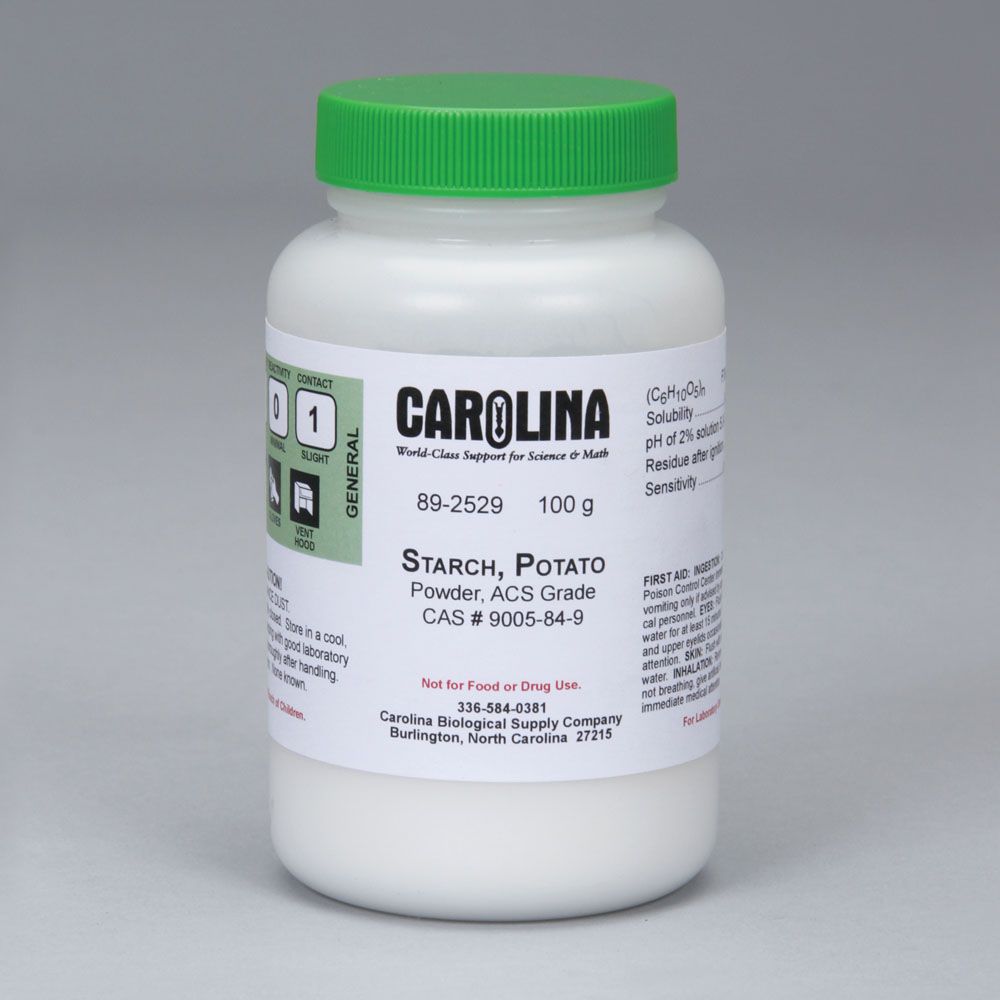 Starch, Soluble Potato, ACS Grade, 100 g | Carolina.com