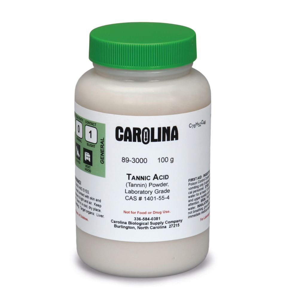 Tannic Acid, Laboratory Grade, 100 g | Carolina Biological Supply
