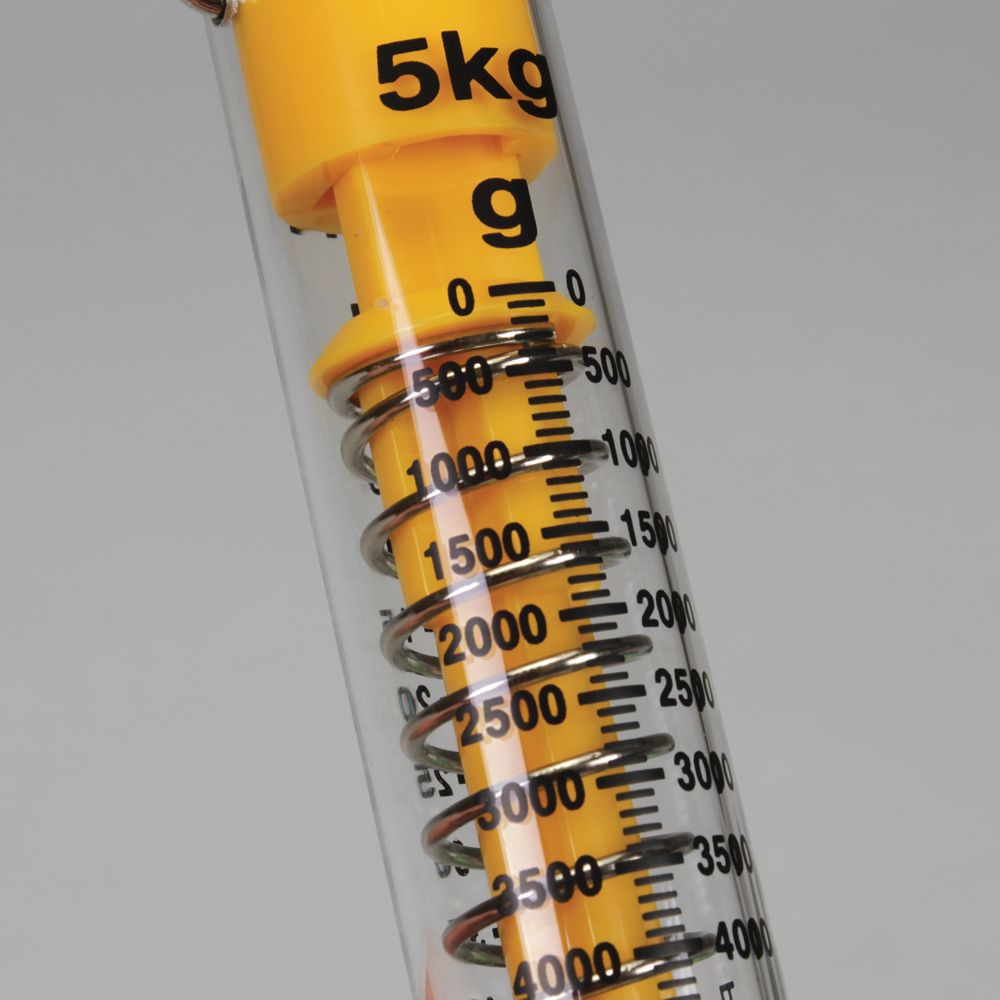 Force Meter/Spring Balance, Yellow, 5 kg | Carolina Biological Supply