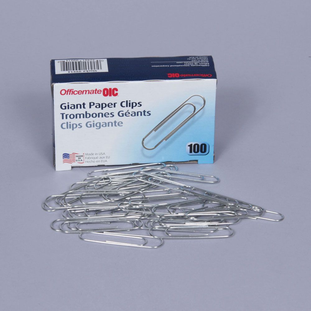 Paper Clip, Jumbo, Box of 100 | Carolina Biological Supply
