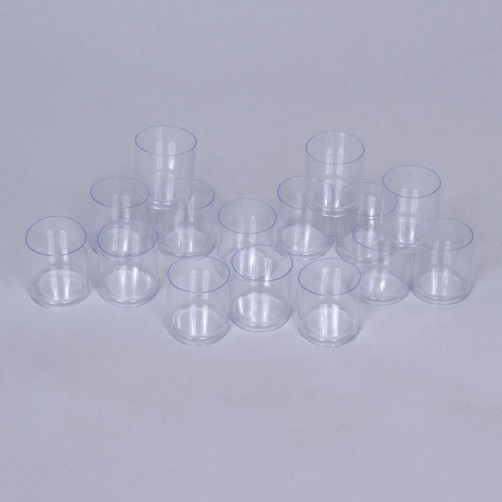 Container, Cylindrical, Plastic, 1 x 1 in, Pack of 15 | Carolina ...