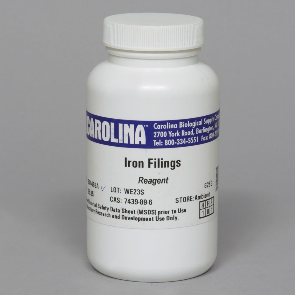 Iron, Filings, 625 g | Carolina Biological Supply