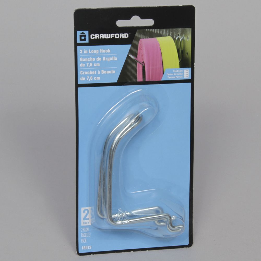Pegboard Hook, Double Loop, 3", Pack of 2 | Carolina Biological Supply