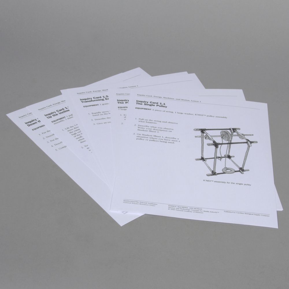 Inquiry Card Set (8 Cards) | Carolina Biological Supply