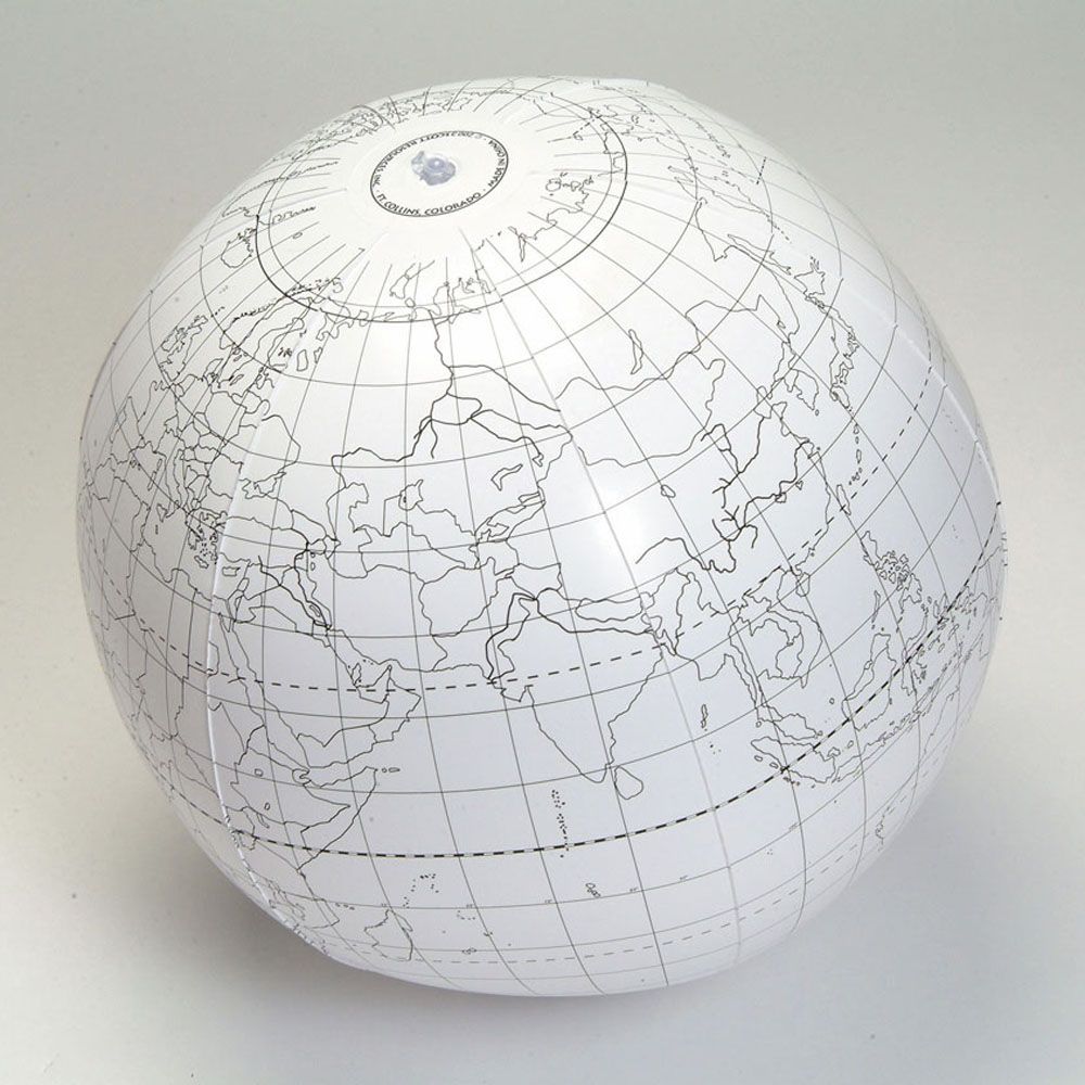 Writable 24" Inflatable Globe | Carolina.com