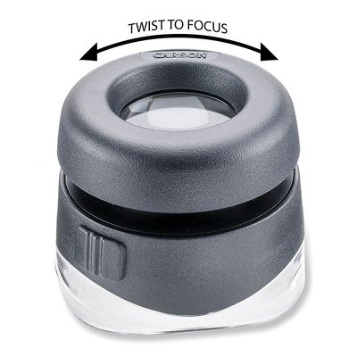 Carson® LED VersaLoupe™ 10x Magnifier | Carolina Biological Supply