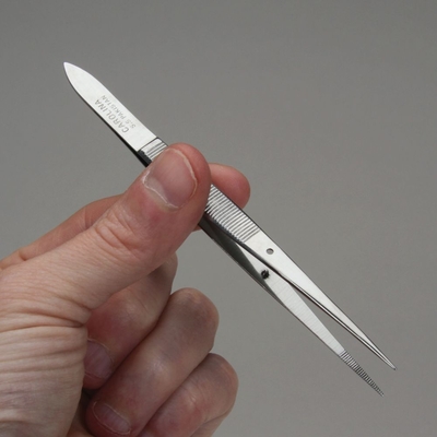 Dissecting Forceps, Fine Points, Stainless Steel, Straight, 4 1/2 ...