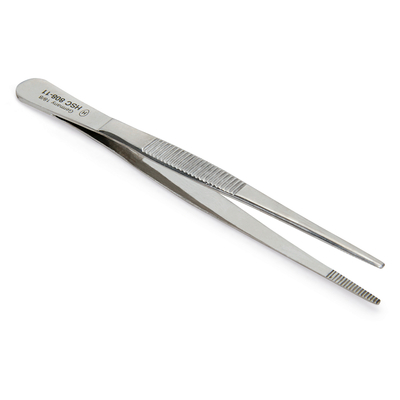 Forceps, Stainless-Steel, Blunt Points, Straight, 4 1/2 in | Carolina ...