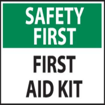 First Aid Kit Safety Sign | Carolina Biological Supply