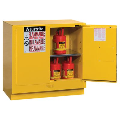 Flinn/SciMatCo® 30-Gallon Floor Flammables Cabinet With Self-Closing ...