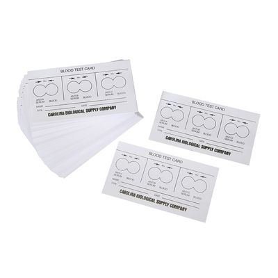 Blood Test Cards | Carolina Biological Supply