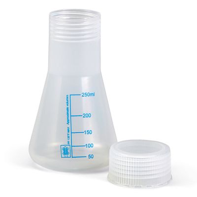 Conical Screw-Cap Flask, Polypropylene, 250 mL | Carolina Biological Supply