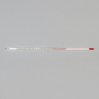 Red Spirit-Filled Total Immersion 12" Thermometer (-20 to 110 C; 0 to ...