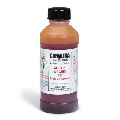 Aceto-Orcein, Laboratory Grade, 100 mL | Carolina Biological Supply