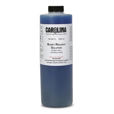 Biuret Reagent, Laboratory Grade, 500 mL | Carolina Biological Supply