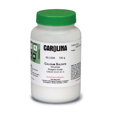 Calcium Sulfate Dihydrate, Reagent Grade, 100 g | Carolina Biological ...