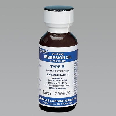 Cargille Immersion Oil B, Laboratory Grade, 1 oz | Carolina Biological ...