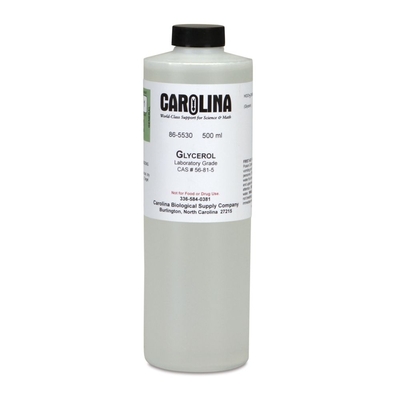 Glycerol, Laboratory Grade, 500 mL | Carolina Biological Supply