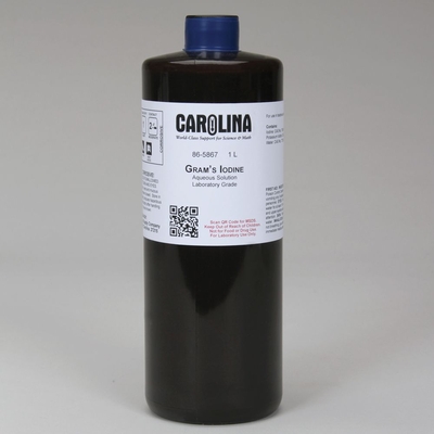 Gram Iodine, Laboratory Grade, 1 L | Carolina Biological Supply