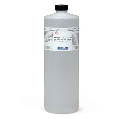 Hydrochloric Acid, 1 M (3% v/v), Laboratory Grade, 1 L | Carolina Biological Supply