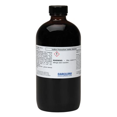 Iodine-Potassium Iodide Solution, Laboratory Grade, 500 mL | Carolina ...