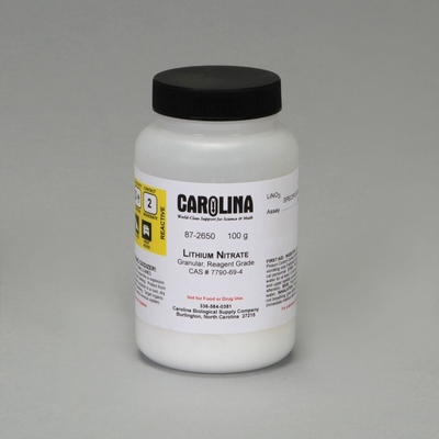 Lithium Nitrate, Reagent Grade, 100 g | Carolina Biological Supply