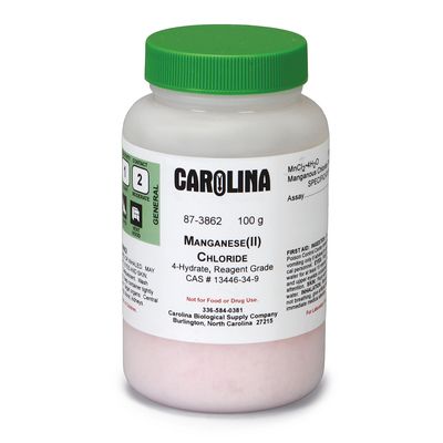 Manganese (II) Chloride 4-Hydrate, Reagent Grade, 100 g | Carolina ...