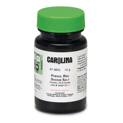 Phenol Red, Sodium Salt, Powder, Reagent Grade, 10 g | Carolina ...