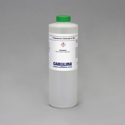 Potassium Chloride Solution, 0.1 M, Laboratory Grade, 500 mL | Carolina ...