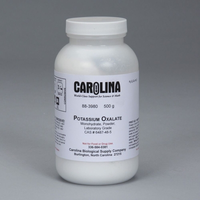 Potassium Oxalate Monohydrate, Laboratory Grade, 500 g | Carolina ...