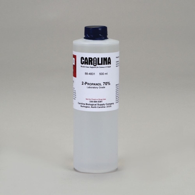 2-Propanol, 70%, Laboratory Grade, 500 mL | Carolina Biological Supply