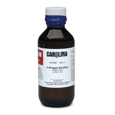 n-Propyl Alcohol, Reagent Grade, 500 mL | Carolina Biological Supply