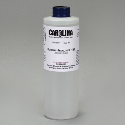 Sodium Hydroxide, 1 M (4%), Aqueous, Laboratory Grade, 500 mL ...