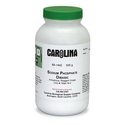 Sodium Phosphate, Dibasic, Anhydrous, Reagent Grade, 500 g | Carolina ...
