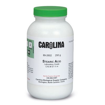 Stearic Acid, Laboratory Grade, 250 g | Carolina Biological Supply